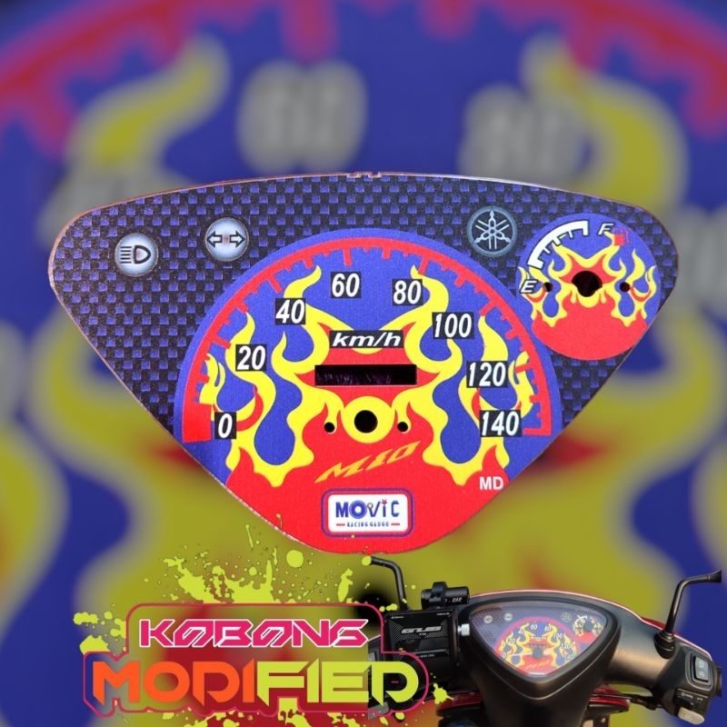 Mio sporty/smile movic fire speedo board | Shopee Philippines