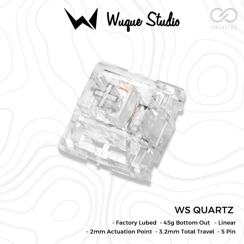 Wuque Studio WS Quartz mechanical keyboard switch (Linear) | Shopee ...