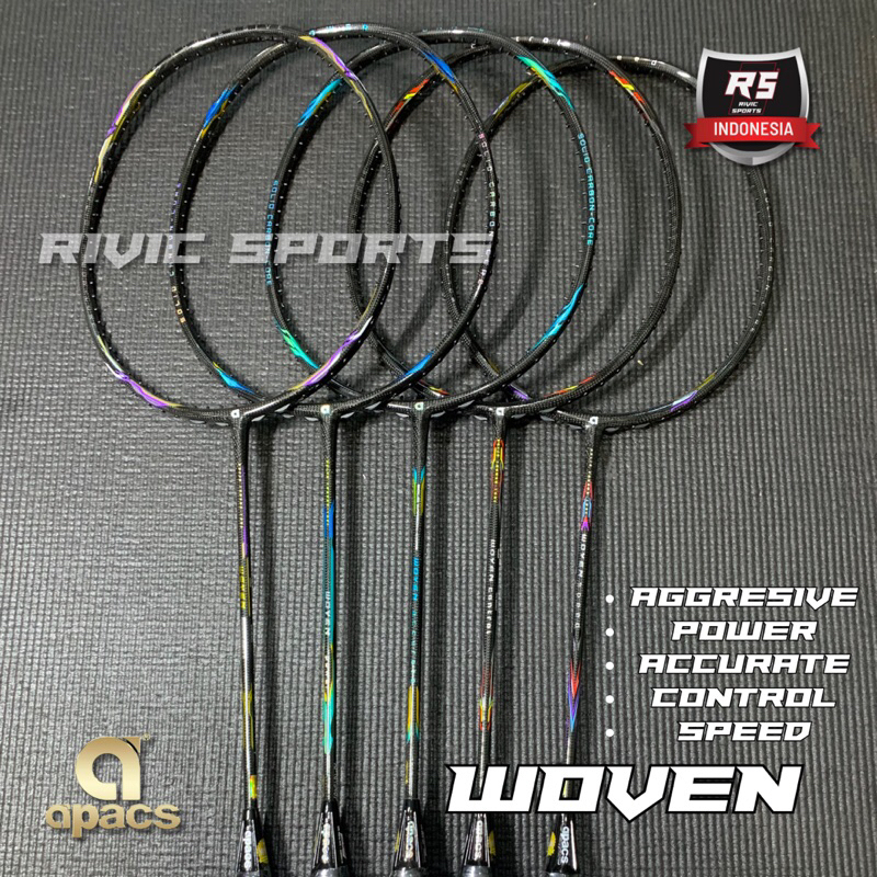 Apacs WOVEN Racket Aggressive Power Accurate Control Speed 100% ...
