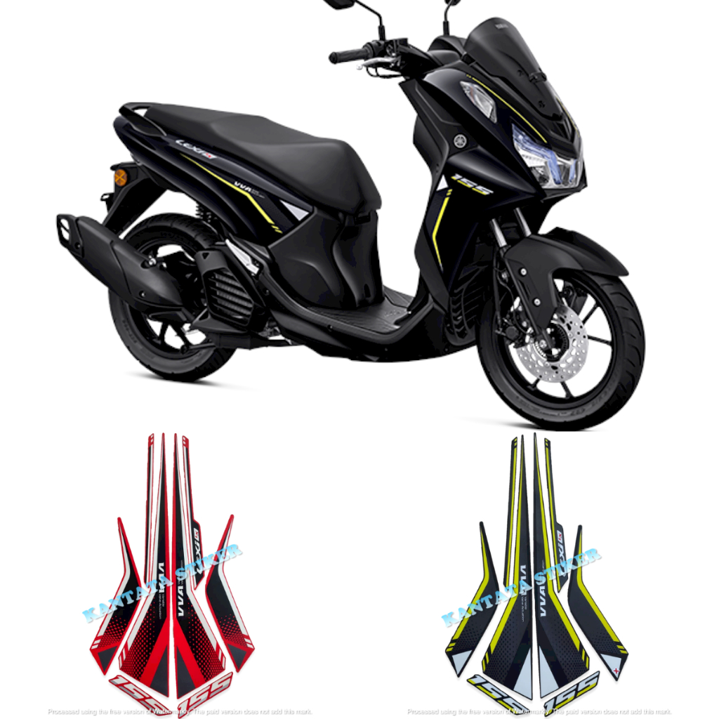 Lexi LX 155 2024 MOTORCYCLE BODY LES LIS STRIPING STICKERS STANDARD ...