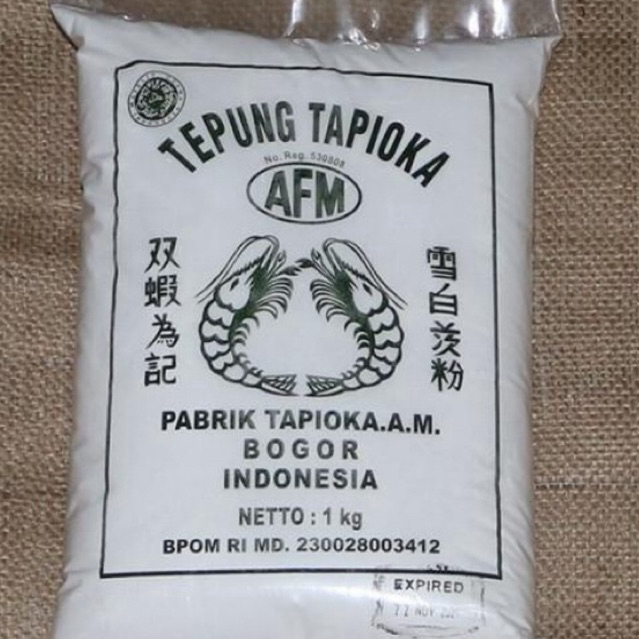 Sago Shrimp/Tapioca AFM Flour 1kg Pack | Shopee Philippines