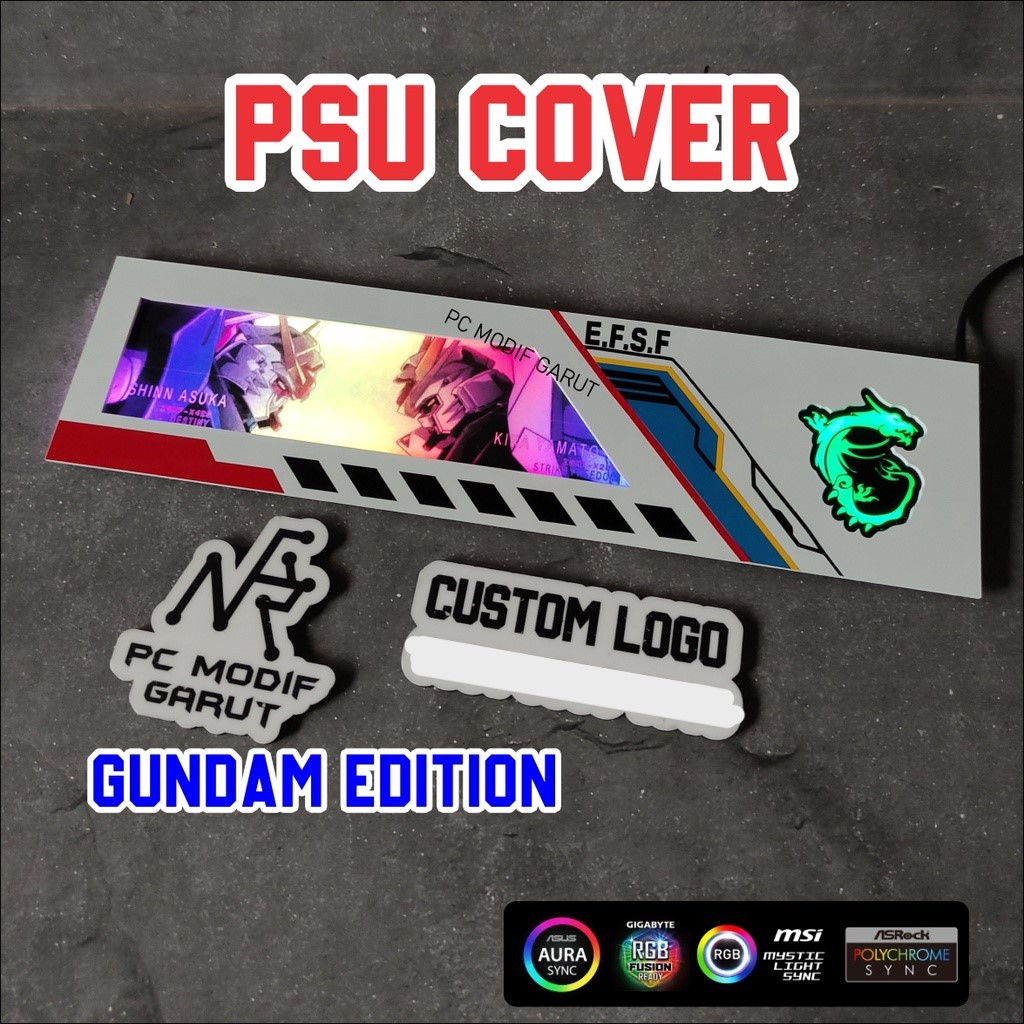 Psu COVER GUNDAM EDITION CUSTOM LOGO | Shopee Philippines