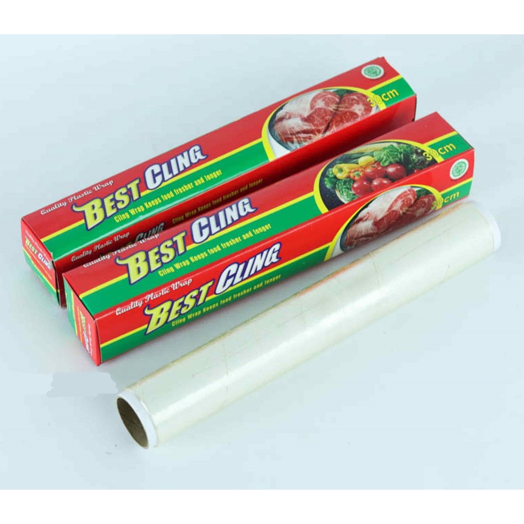 Plastic Wrapping Best Cling wrap plastic food Wrapping fruit | Shopee ...