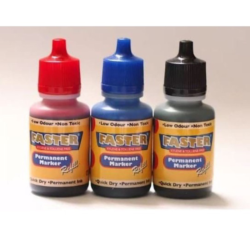 REFILL P70 FASTER PERMANENT MARKERS REFILL (BLACK COLOR) | Shopee ...