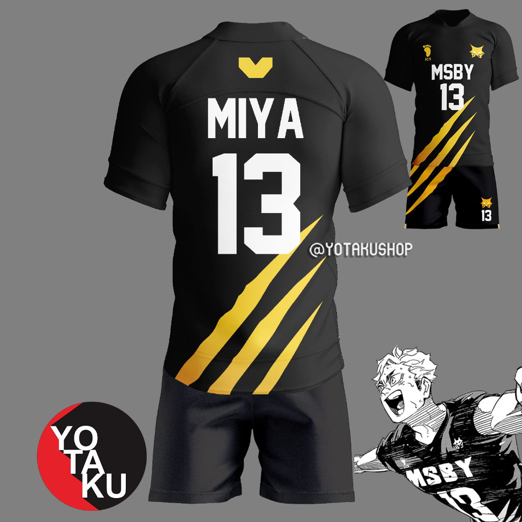 Haikyuu Haikyu Atsumu Miya MSBY Black Jackals YOTACOS Cosplay Anime ...
