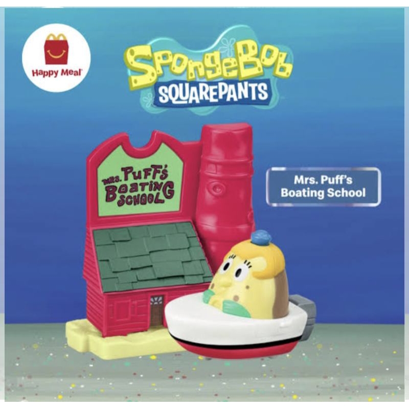 Mrs Puff's boating school Figure Happy Meal Mcd Seal | Shopee Philippines