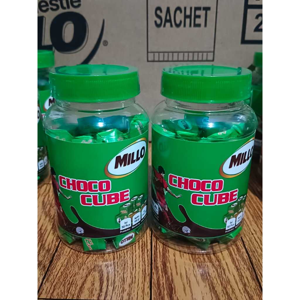 LOKAL Milo / Local Millo Cube 2 Jars (Per Jar Contains 50 Cubes ...