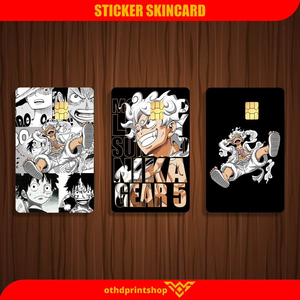 Atm Card Sticker Skin Card Anime Onepiece Sticker BCA Mandiri Bri Bni ...