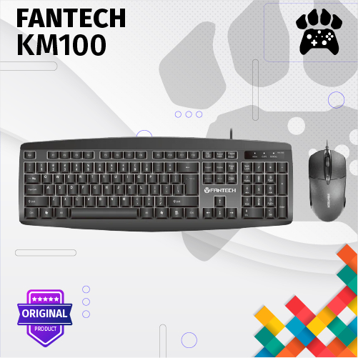 Fantech KM100 Keyboard Mouse Office Combo | Shopee Philippines