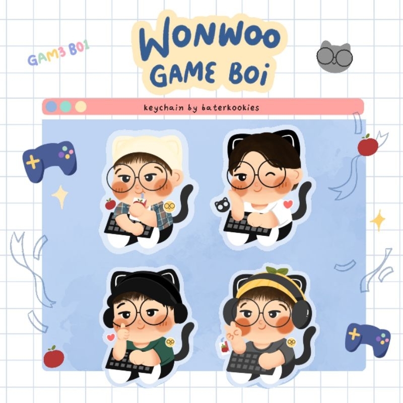 Wonwoo GAME BOI Keychain (Preorder) | Shopee Philippines