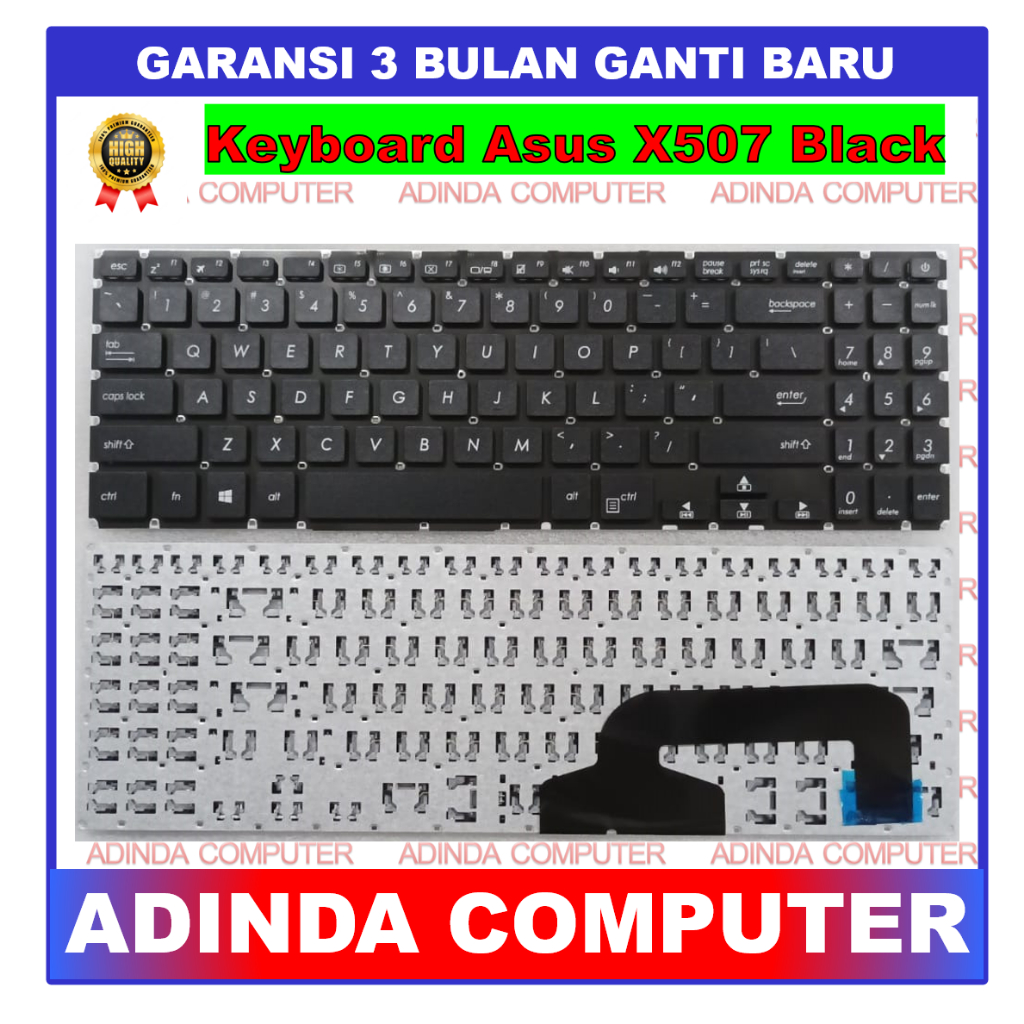 Asus X507 X507M X507LA X507UF A507 X507L Y5000 Black Keyboard | Shopee ...