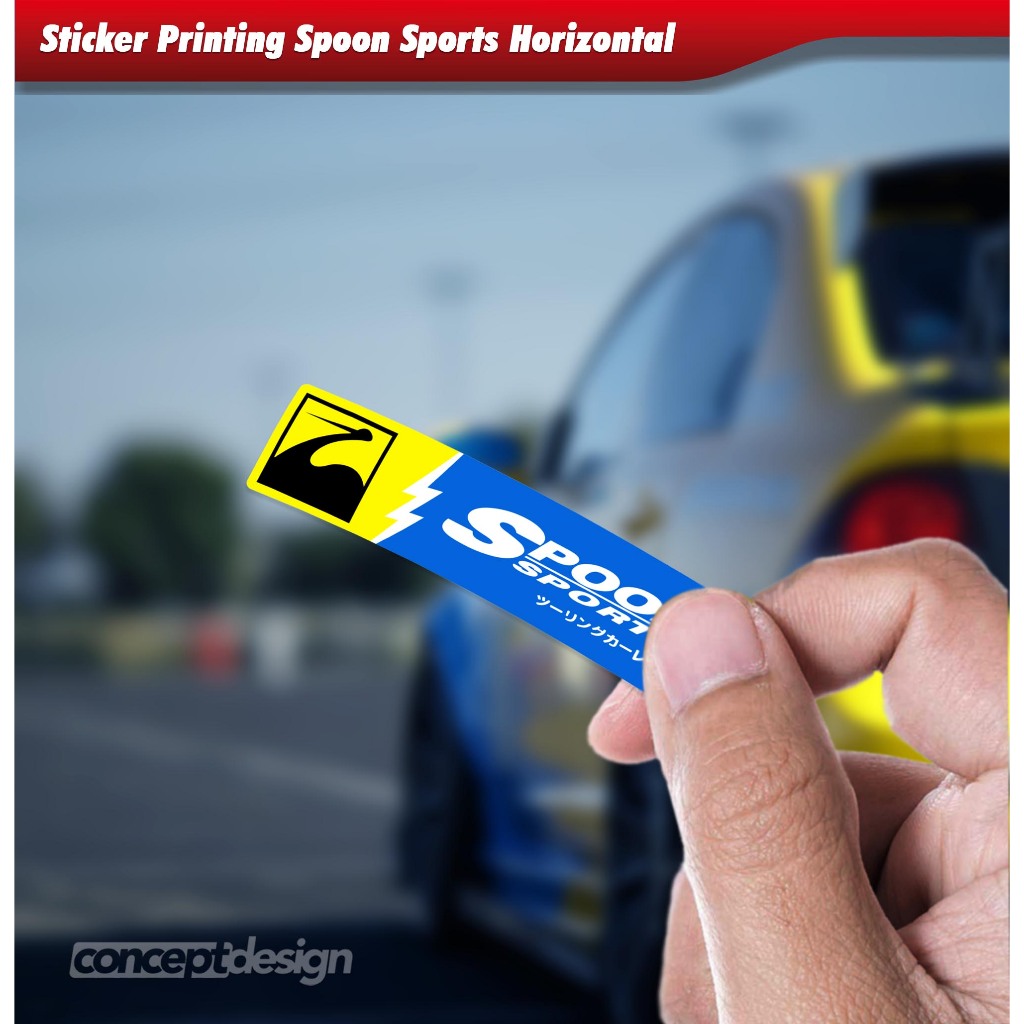 Horizontal Sports Spoon Sticker | Shopee Philippines