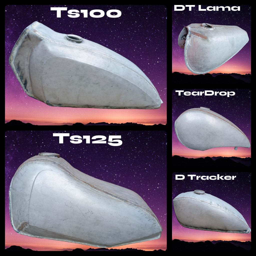 Custom TS 100 thick raw motorbike tank Tengki TS 125 Japstyle Old DT ...