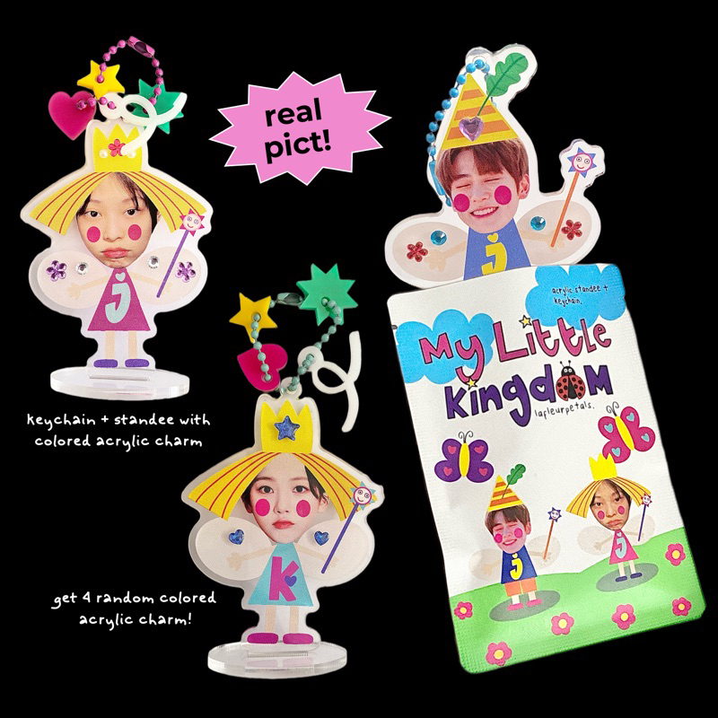 My LITTLE KINGDOM ACRYLIC KEYCHAIN+STANDEE NCT BTS SVT IVE NEW JEANS ...