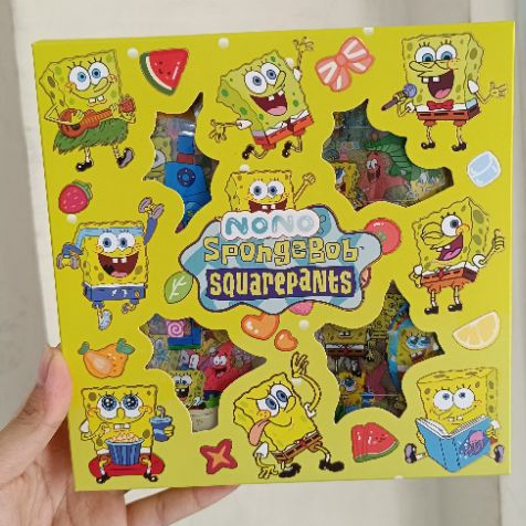 Sticker NONO Character SPONGEBOB/POKEMON/SNOOPY/SINCHAN/DORAEMON/NARUTO ...