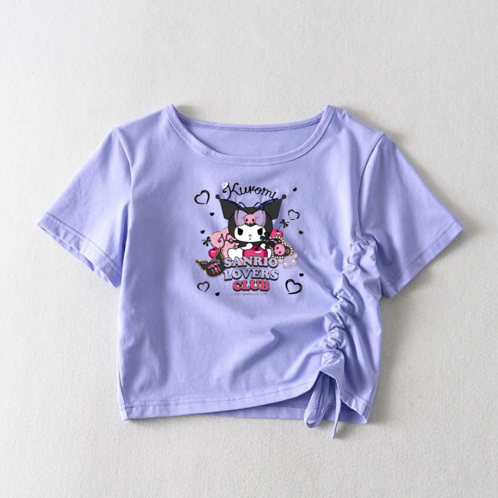 Crop top for children kuromi sanrio aged 1 to 12 years / Crop top for ...
