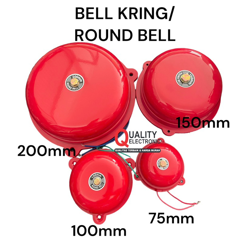 RING BELL / ALARM / ELECTRIC BELL / SCHOOL BELL / FACTORY BELL 75mm ...