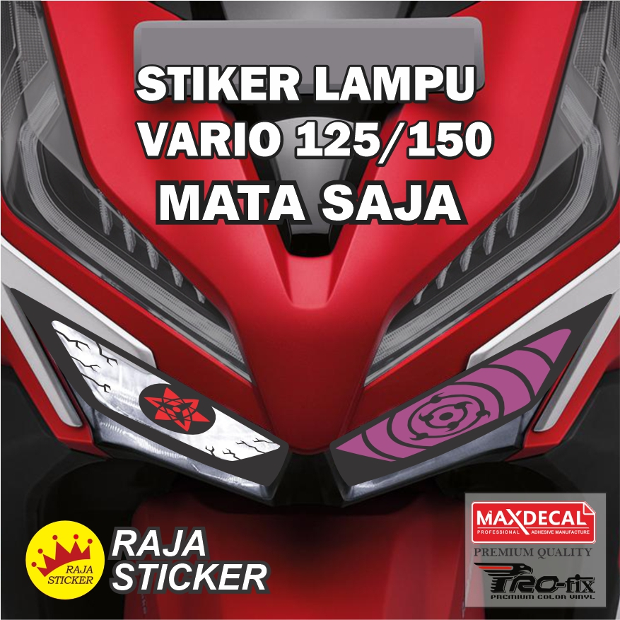 MATA SERIGAN SASUKE EYE LAMP STICKER VARIO NEW 2018 2019 | Shopee ...