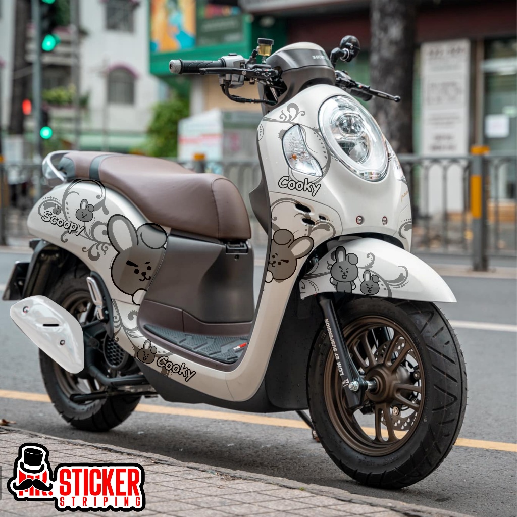 Honda Scoopy full body decal for all types of custom stickers with ...
