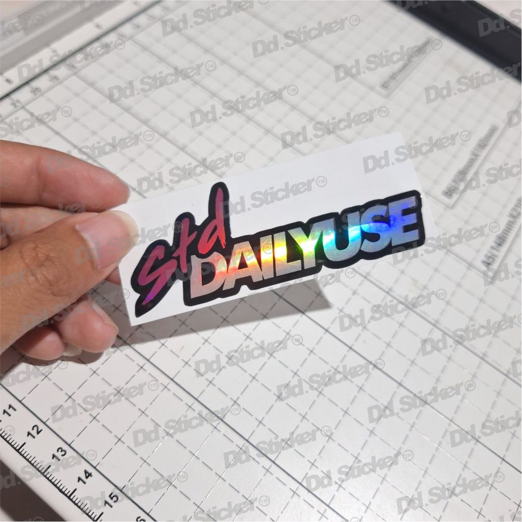 Daily USE STD sticker (printcut sticker) | Shopee Philippines