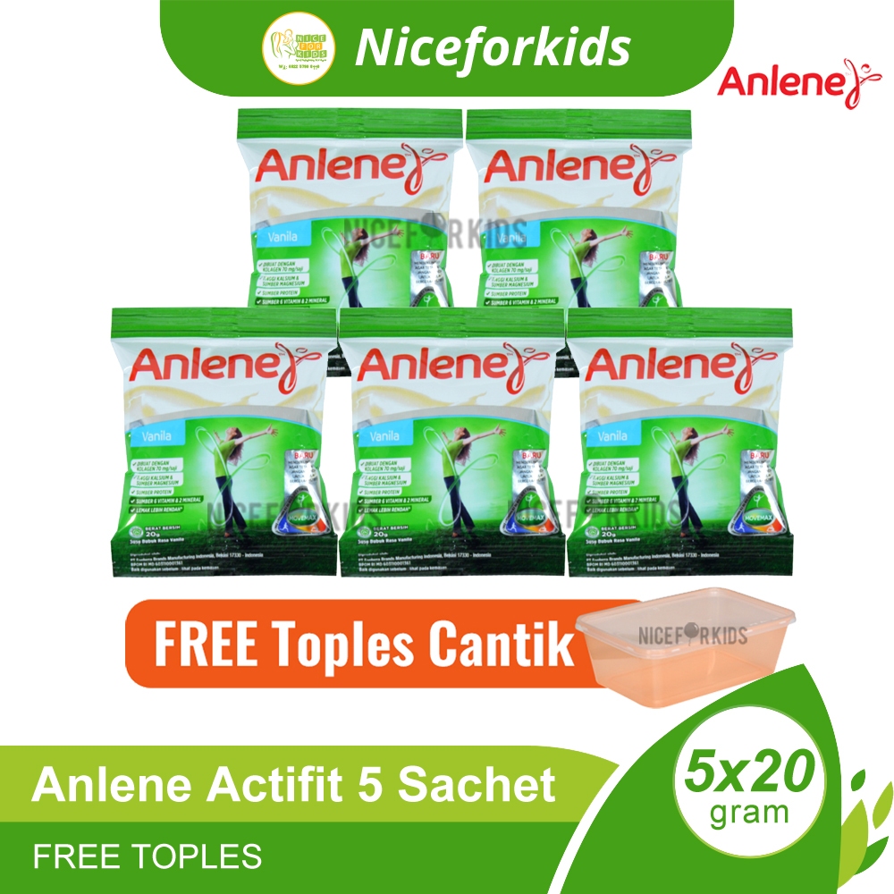 Anlene Actifit Liquids Contains 10 Sachets Of High Calcium Milk Powder ...