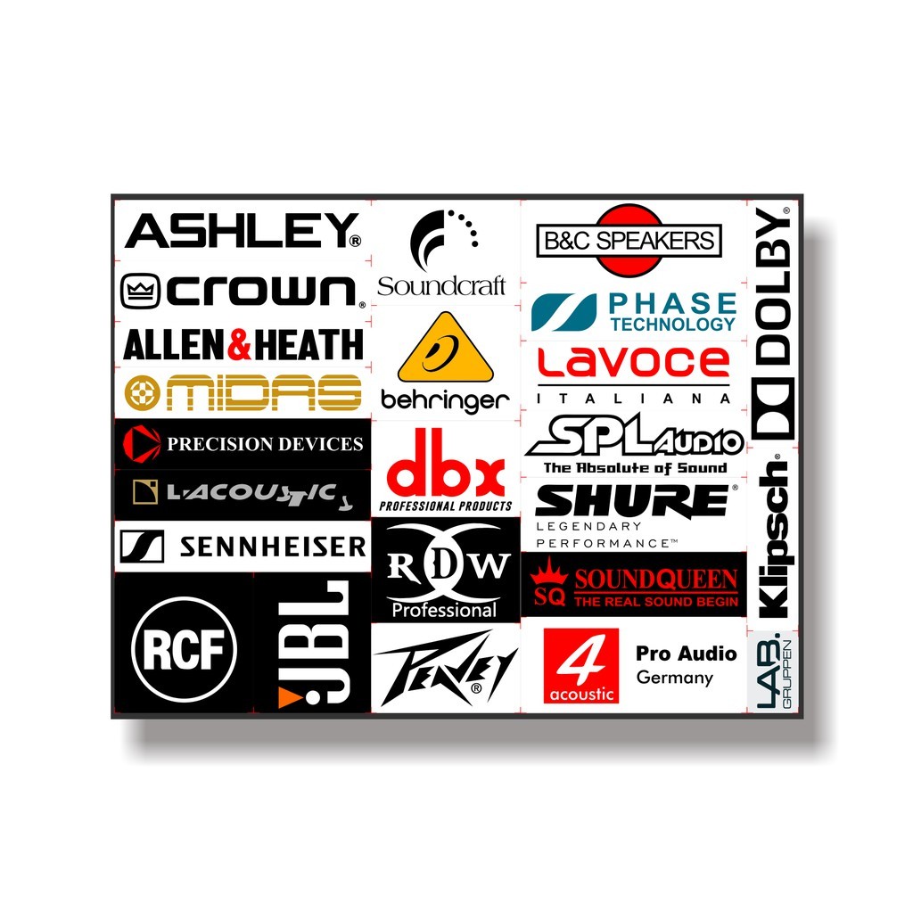Sound System Sticker/Racing Sound - ACC - 24 Sticker Contents - ASHLEY ...