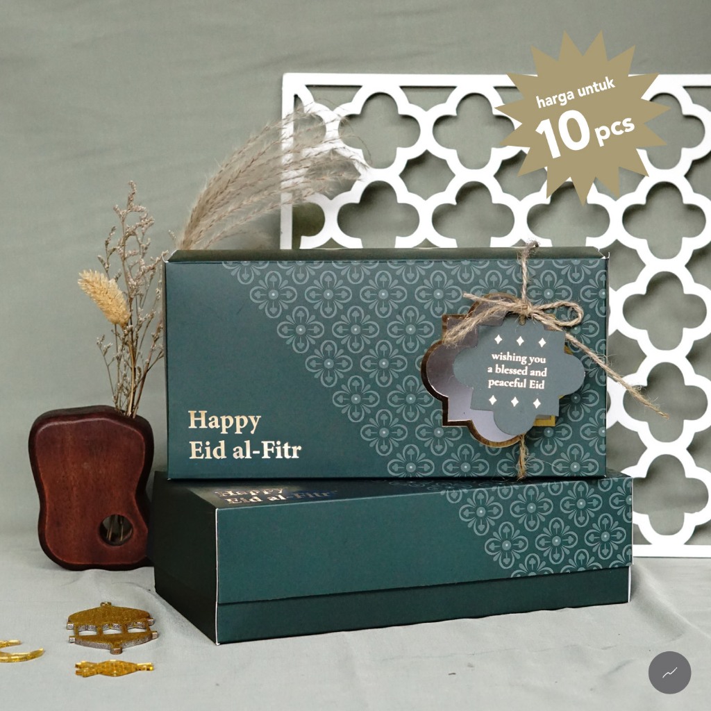Eid Al-Fitr Cake Box Eid Cake Box Packaging Ramadan Box Packaging ...