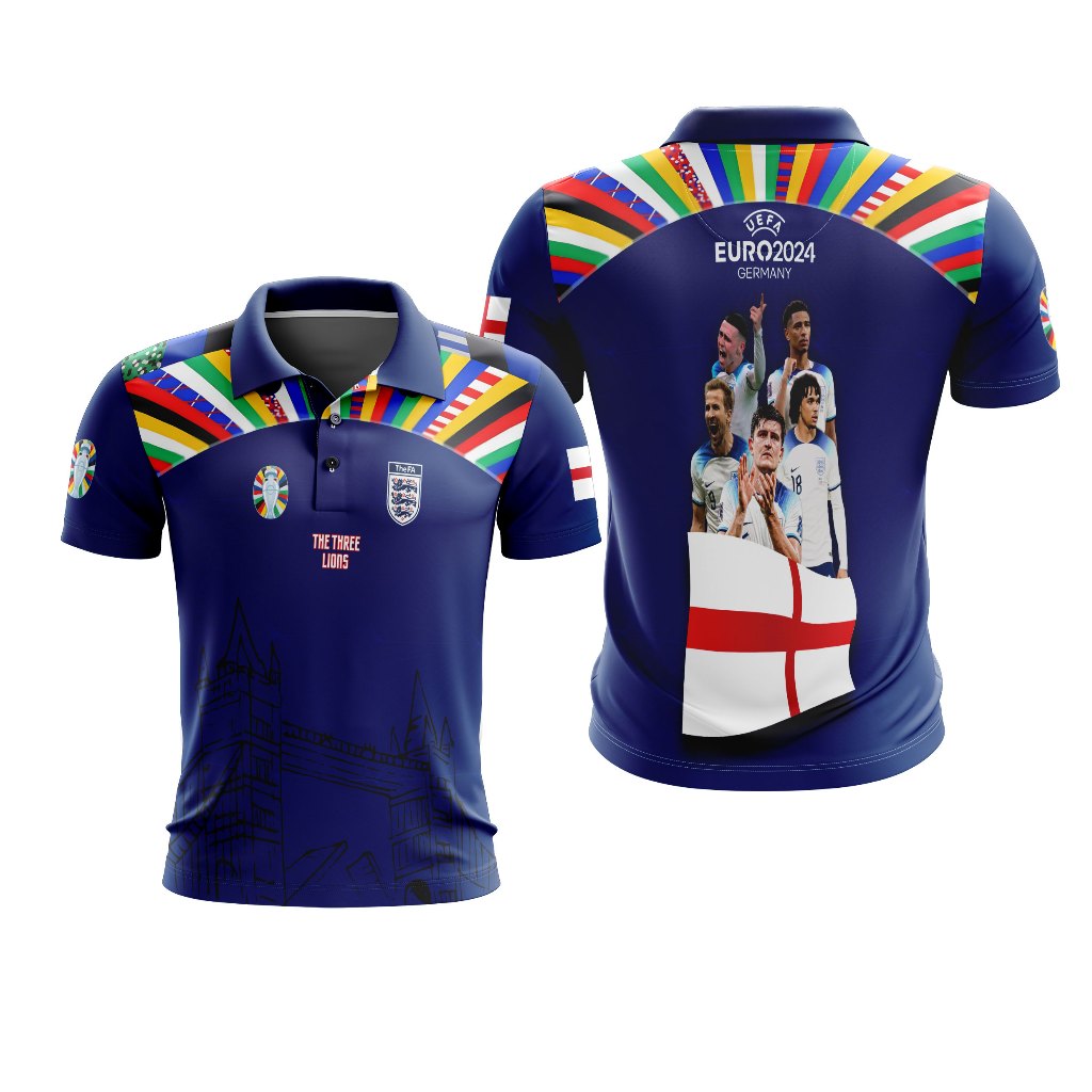 Gameplan - Wangky Men's Polo Shirt England Country Casual Euro Team ...