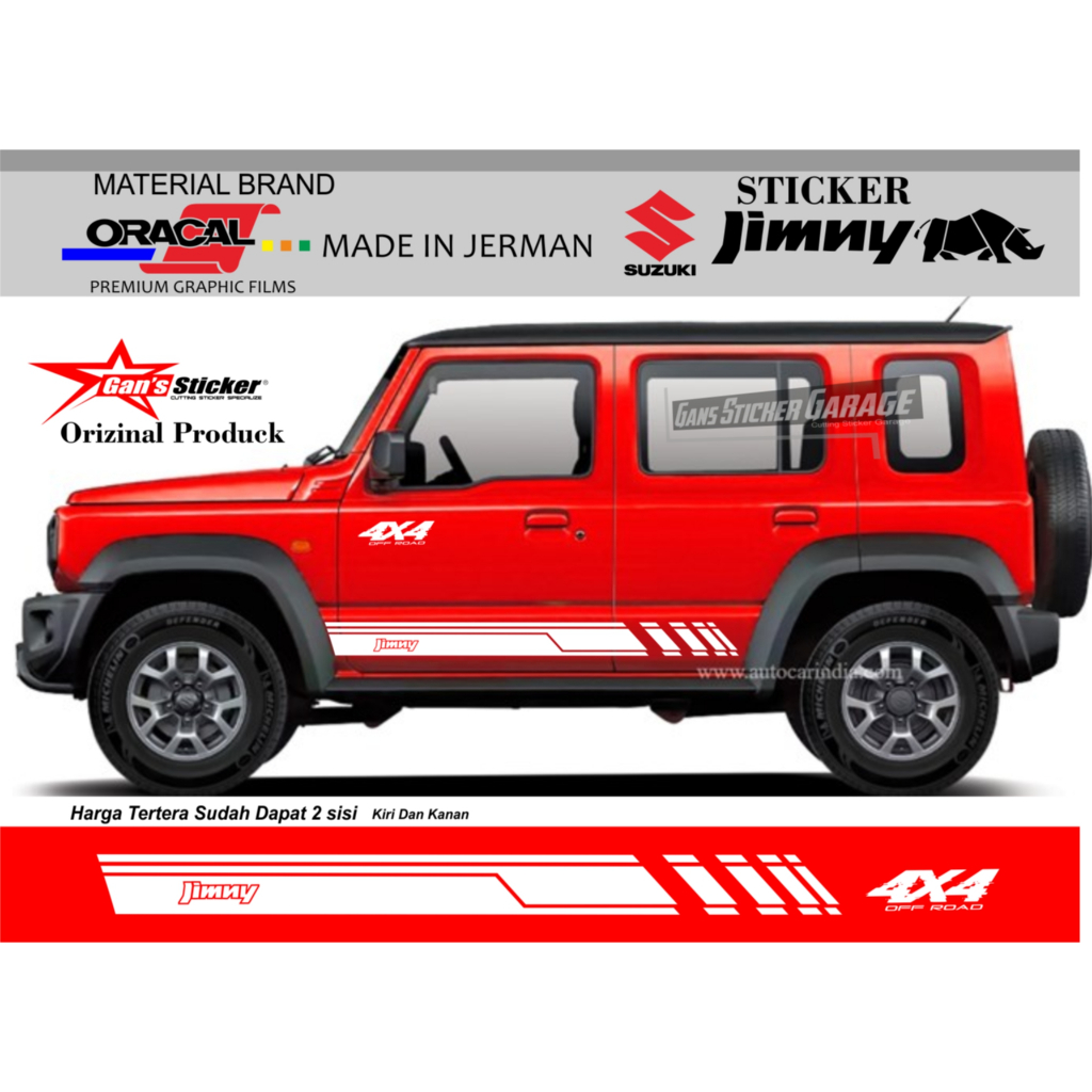 Suzuki jimny long jimny 5 door sticker, suzuki jimny accessories ...