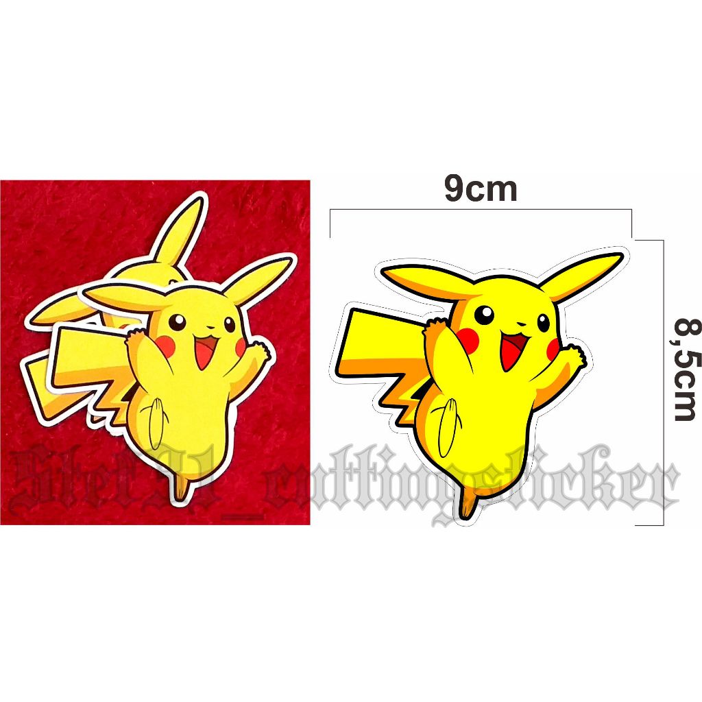 Pikachu printing stickers, pokemon pikachu stickers | Shopee Philippines