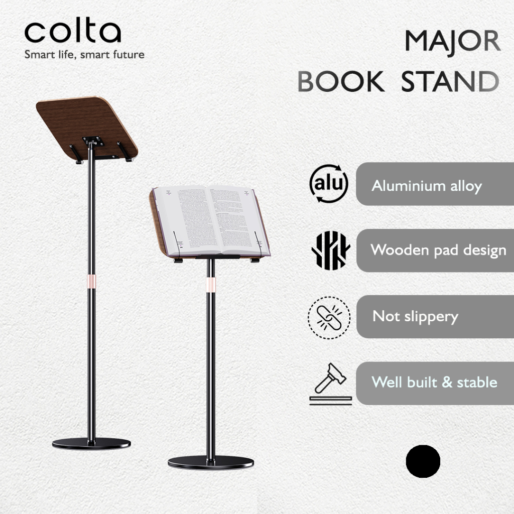 Colta Major Book Stand Laptop Tablet Book Coaster Support Clamp Stand | Shopee Philippines