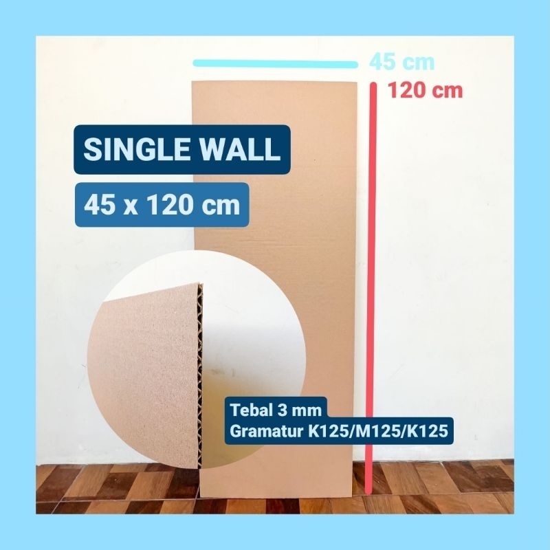 Single wall cardboard sheet 45 x 120 cm, 3mm thick, cardboard sheet ...