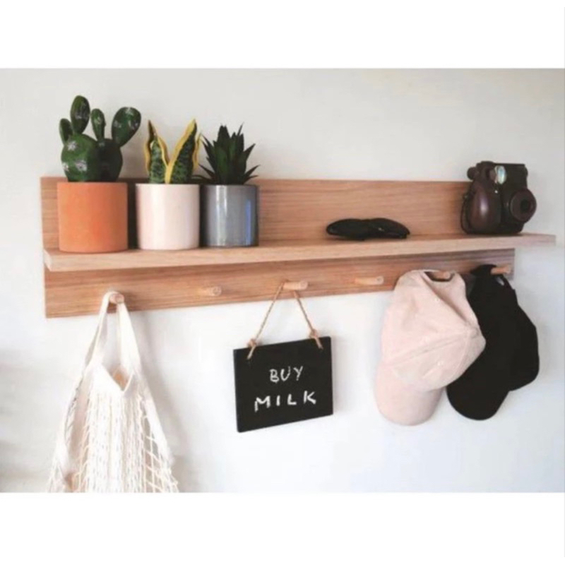 GANTUNGAN Wall shelf for key chains, books, clothes, multi-purpose ...