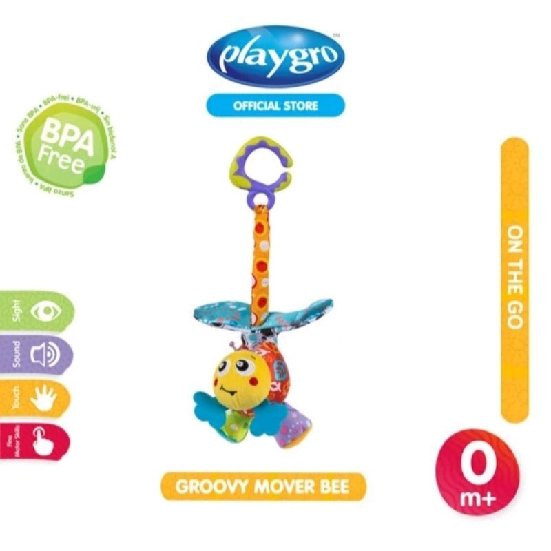 Playgro Groovy Mover Bee | Shopee Philippines