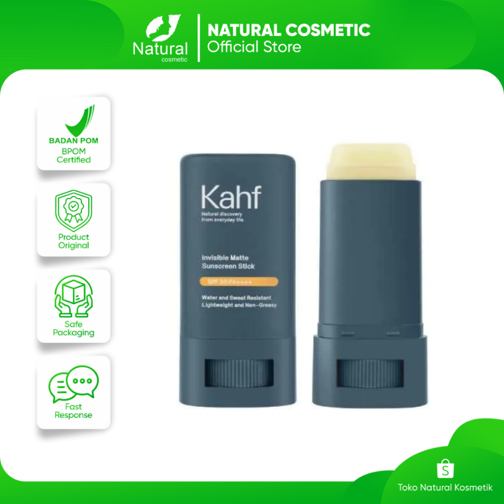 Kahf Invisible Matte Sunscreen Stick SPF 50 PA++++ 22 g | Shopee ...