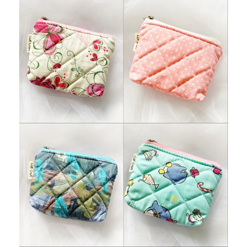 Lufcraft- Mini coin pouch puffy / mini coin wallet / card | Shopee ...