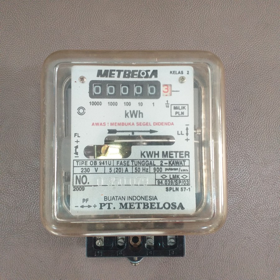 Kwh Meter METBELOSA analog 1 Phase 1 Phase 5 (20) A Class 2 toppp | Shopee Philippines