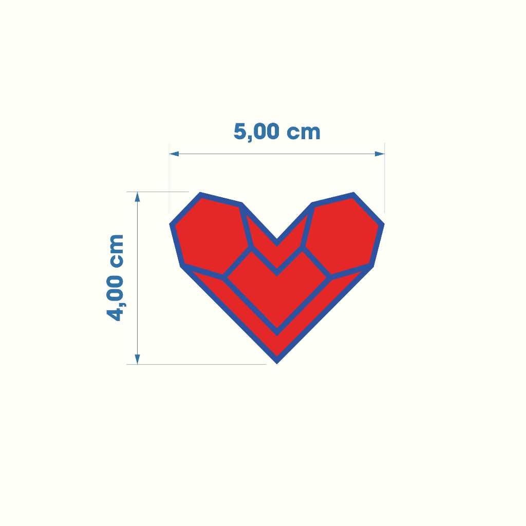 Cutting sticker bluelug blue lug rokkaku heart vinyl logo | Shopee ...