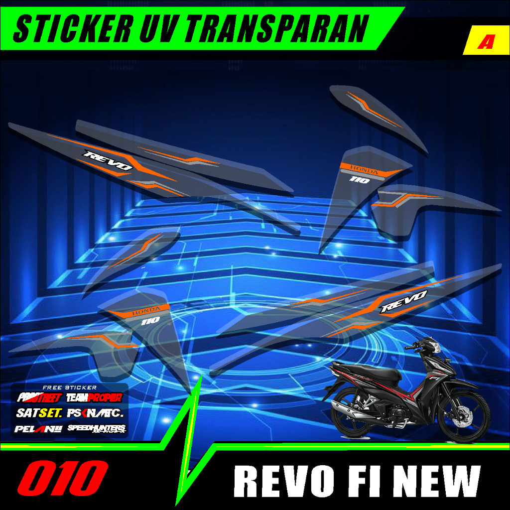 Honda REVO FI VARIATION STRIPING | Sticker LIST OF HONDA REVO FI PRO ...