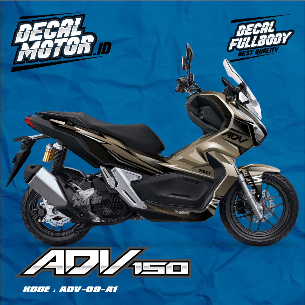 New sticker decal Honda adv Graphic motif Full Body Brown - ADV09 ...