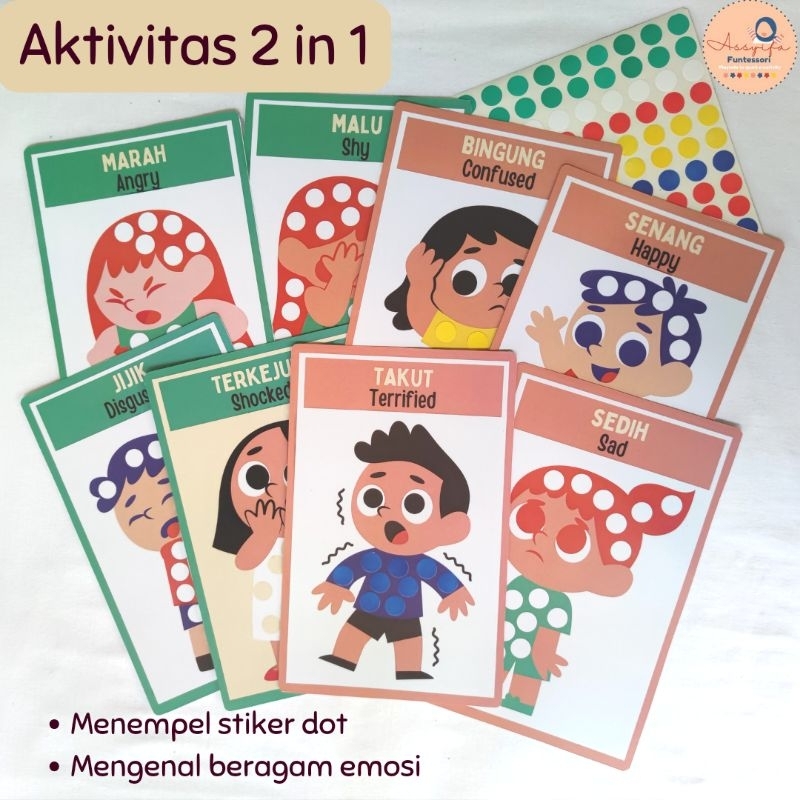 Dot Activity | Activity Sticking To Dot Sticker Themes Knowing Emotions ...