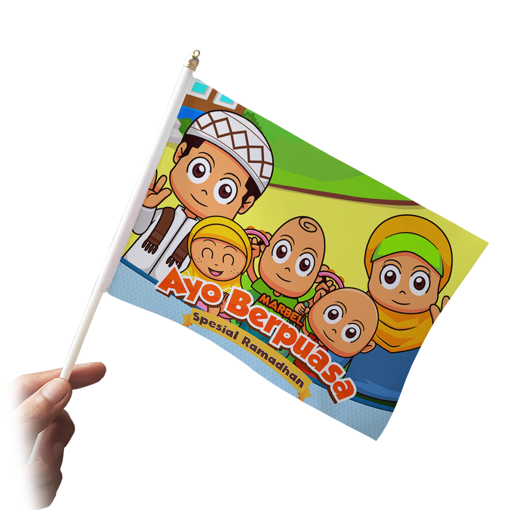 Marhaban Theme Hand Flag, Ramadan, Kindergarten Elementary School ...
