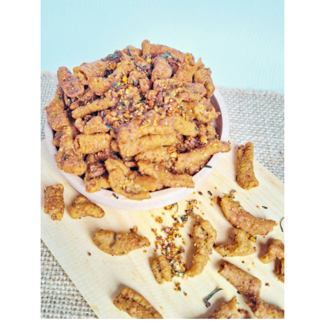 Super Spicy Crispy Chicken Intestine Chips Spicy Intestine Chips Orange ...