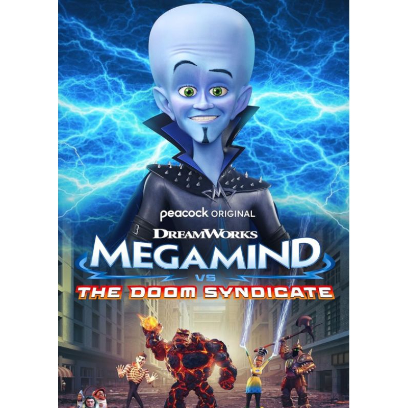 Megamind VS THE DOOM SYNDICATE Animation DVD (2024) | Shopee Philippines