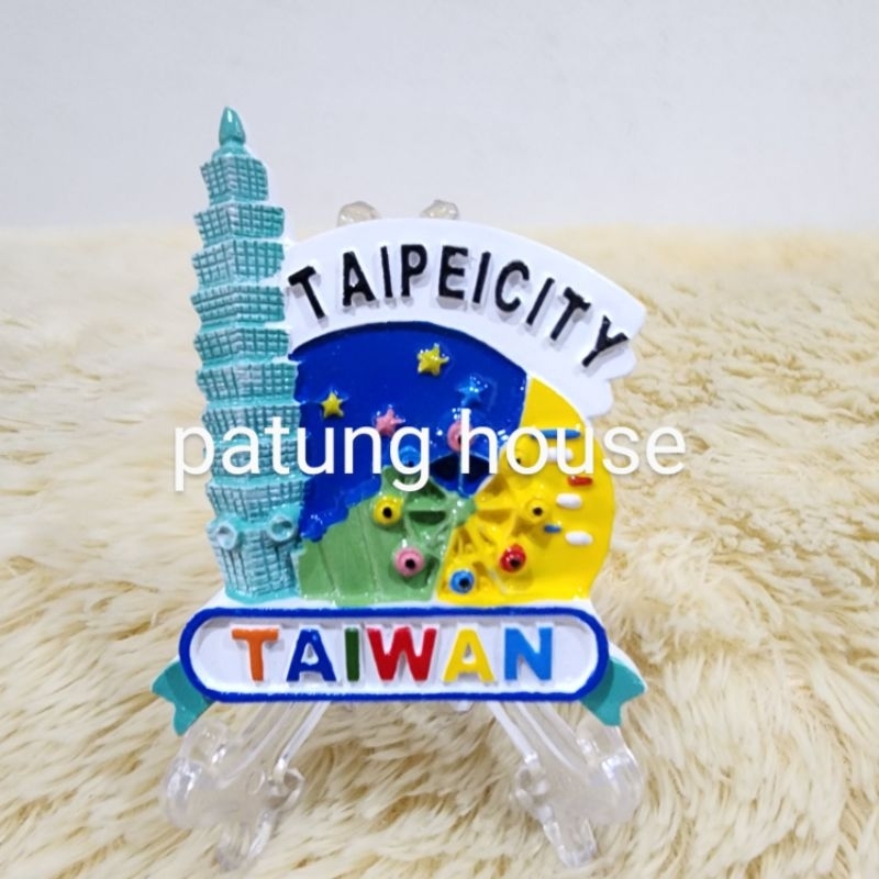 Fridge Magnet Refrigerator Sticker Souvenir Taipei City Taiwan | Shopee ...