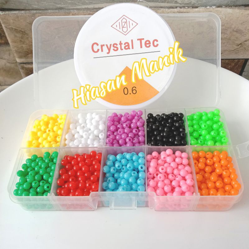 1 Box 10 Round Milk Paste Beads / Diy milk mote Craft Materials And ...