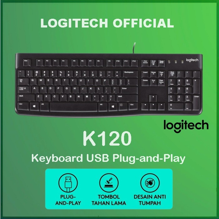 Logitech K120 USB Keyboard | Shopee Philippines