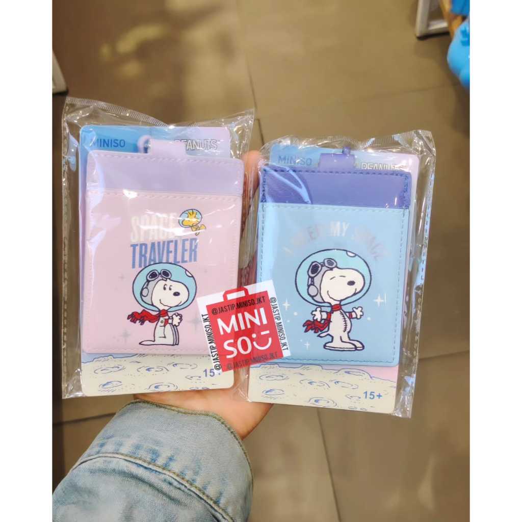 Miniso Card Holder+SNOOPY Long Strap The Little Space Explorer ...