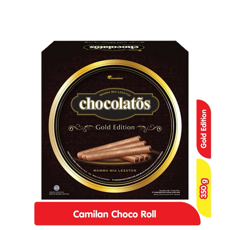 Gerry chocholatos gold edition wafer roll can 350g | Shopee Philippines