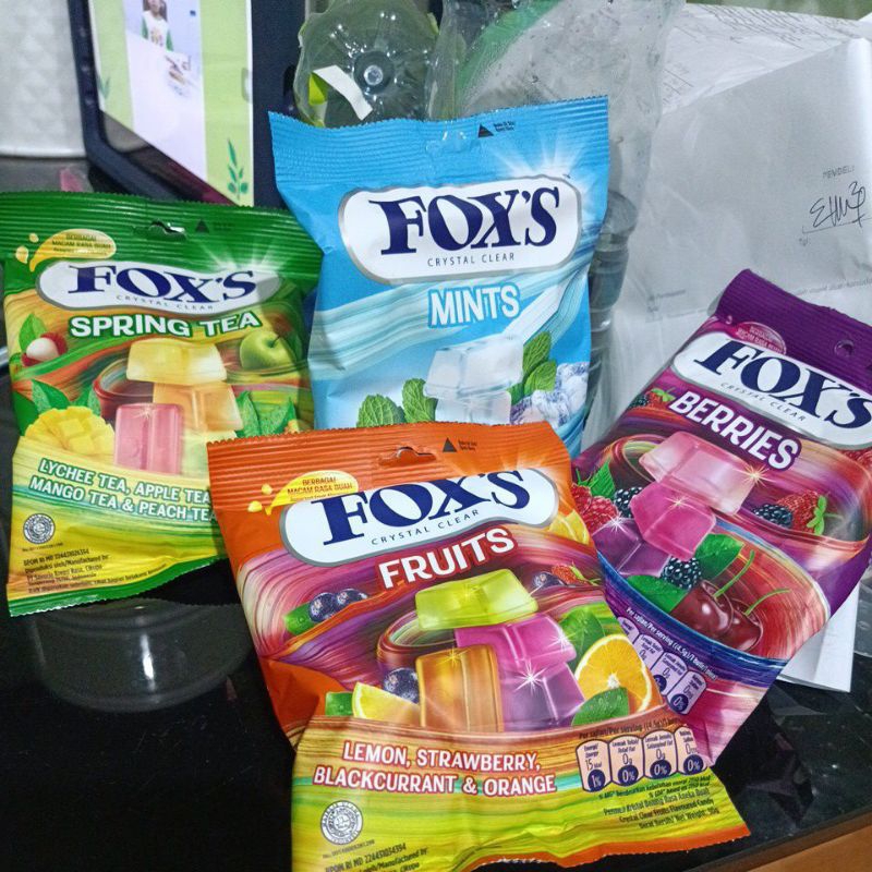 Fox's candy 90gr fruit berries mint spring tea Fruity mint | Shopee ...